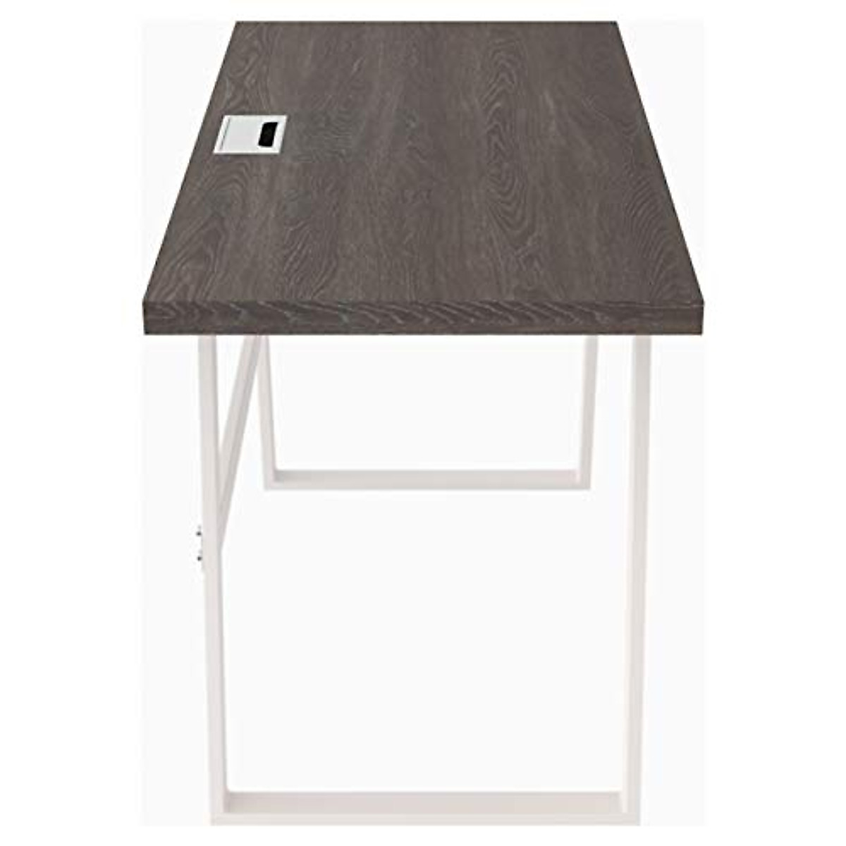 Signature Design by Ashley Dorrinson Modern Farmhouse 47" Home Office Writing Desk, Gray & White