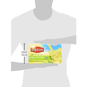 Lipton Fresh Brewed Green Iced Tea - 48 Count (Pack of 1)