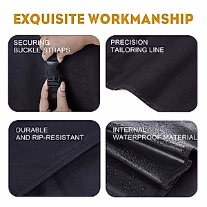 LBG Products Window Air Conditioner Cover 21''Wx15''Hx16''D for Outside AC Unit,Heavy Duty Winter AC Defender,Bottom Covered