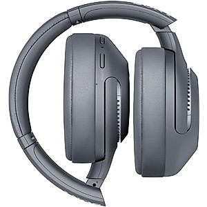 Sony WH-XB900N Wireless Extra Bass Noise Cancelling Gray Headphones (2019) (Renewed)