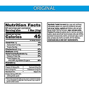 Kellogg's Rice Krispies Treats Mini Squares Marshmallow Snack Bars, Valentine's Day Treats, Kids Snacks, Original with Holiday Sprinkles, 52 Ct