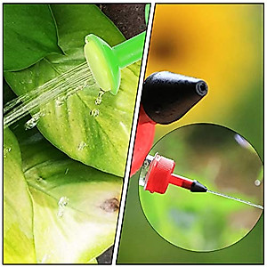 Happyyami 8pcs Shower Head Bottle Sprinkler Head Water Bottle Sprinkler Bottle Waterer Spout Adapter Watering Bottle Cap Flower Sprinkler Practical Bottle Sprinkler Replace Plastic Bonsai