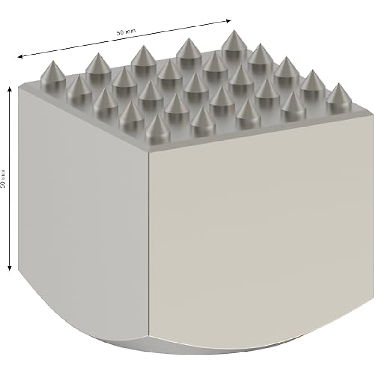 Bosch 2608690179 Tungsten Carbide-Bush Hammer Head with SDS-max 50x50mm