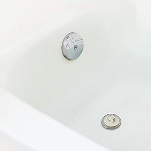 Danco 1-1/2 inch Rubber Drain Stopper, White, Carded, 80227