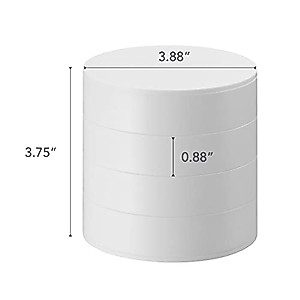 YAMAZAKI home Tower 4-Tiered Accessory Tray White