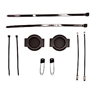 TuVuoi Stethoscope Clip Compatible with Apple Air Tag Holders – Silicone Safety Tracker Case with 2 Attachment Points – Elegant Black Case for Stethoscope Tracking Tiles – Ideal for Nurses, Doctors