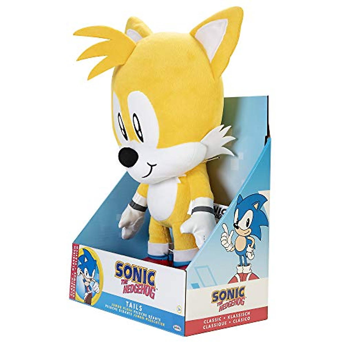 Sonic The Hedgehog Tails Jumbo Plush 18 Inches Tall