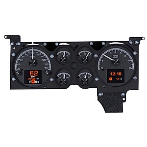 Dakota Digital 78-88 Chevy Monte Carlo Customizable Gauge Kit Black HDX-78C-MC-K