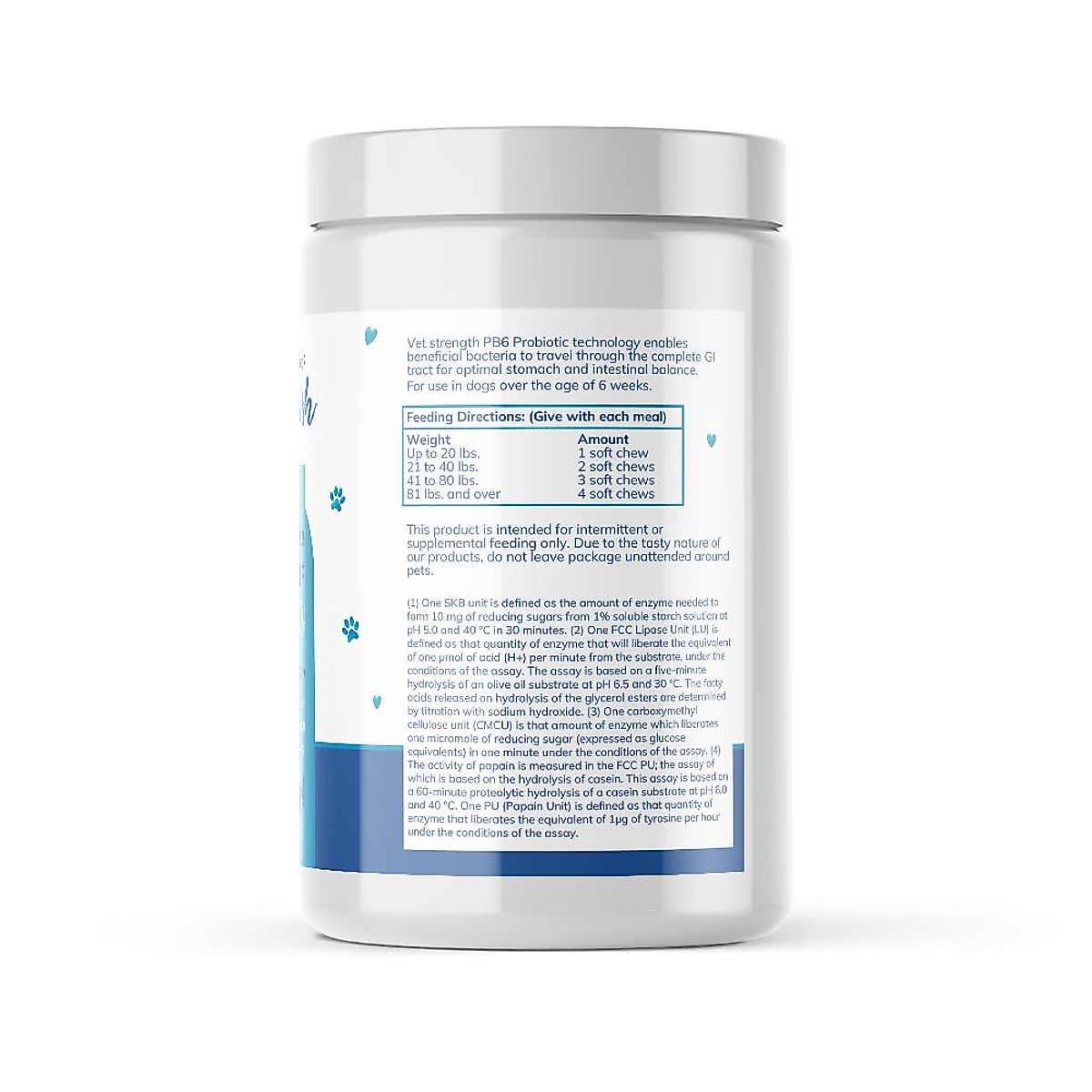 Replenish Probiotic and Digestive Enzyme Chews for Dogs - Dr. Rachel's Daily Canine Probiotics and Dog Digestive Enzymes, Nutrient Absorption Chews - Pet Dietary Balance, Stomach Relief - 60 Count