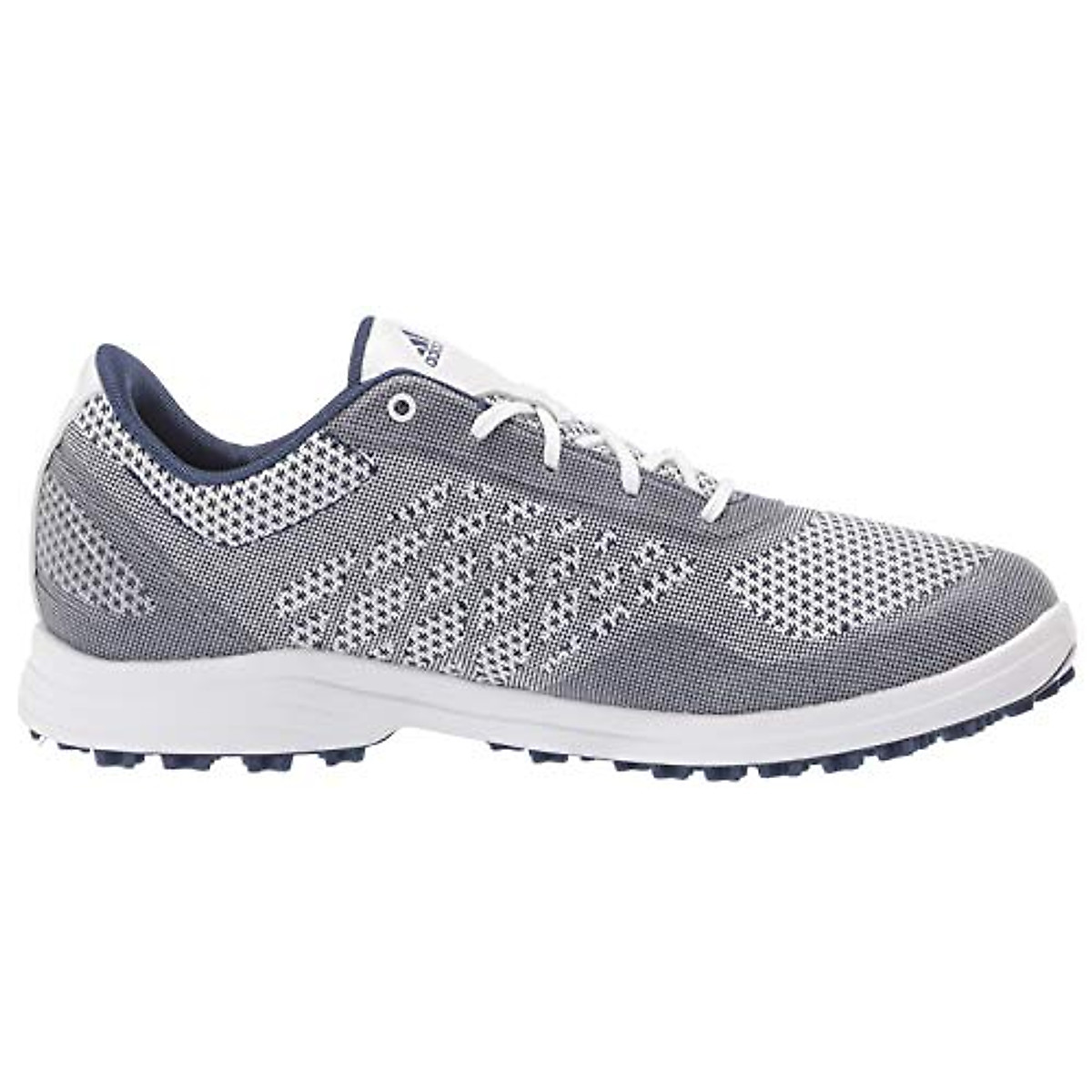 adidas Women's FW7483 Golf Shoe, FTWR White/Tech Indigo/Savannah, 6