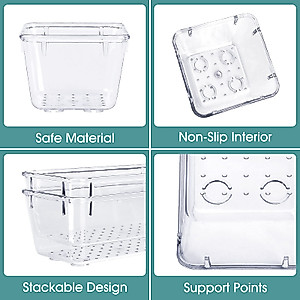 WOWBOX 30 PCS Clear Plastic Drawer Organizer Set, 5 Sizes Desk Drawer Divider Organizers and Storage Bins for Makeup, Jewelry, Gadgets for Kitchen, Bedroom, Bathroom, Office