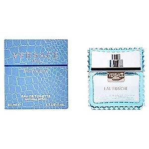 Versace Man Eau Fraiche By Gianni For Men Edt Spray 3.4 Fl Oz