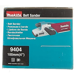 Makita 9404 4" x 24" Belt Sander, with Variable Speed , Blue