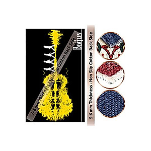 Beatles Rug, Rock and Roll Rug, Chenille Carpet for Living Room, Bedroom Rug, Home Decor Rug, Modern Carpet, Popular Rug, Gift Rug,msma269.1(31”x55”)=80x140cm