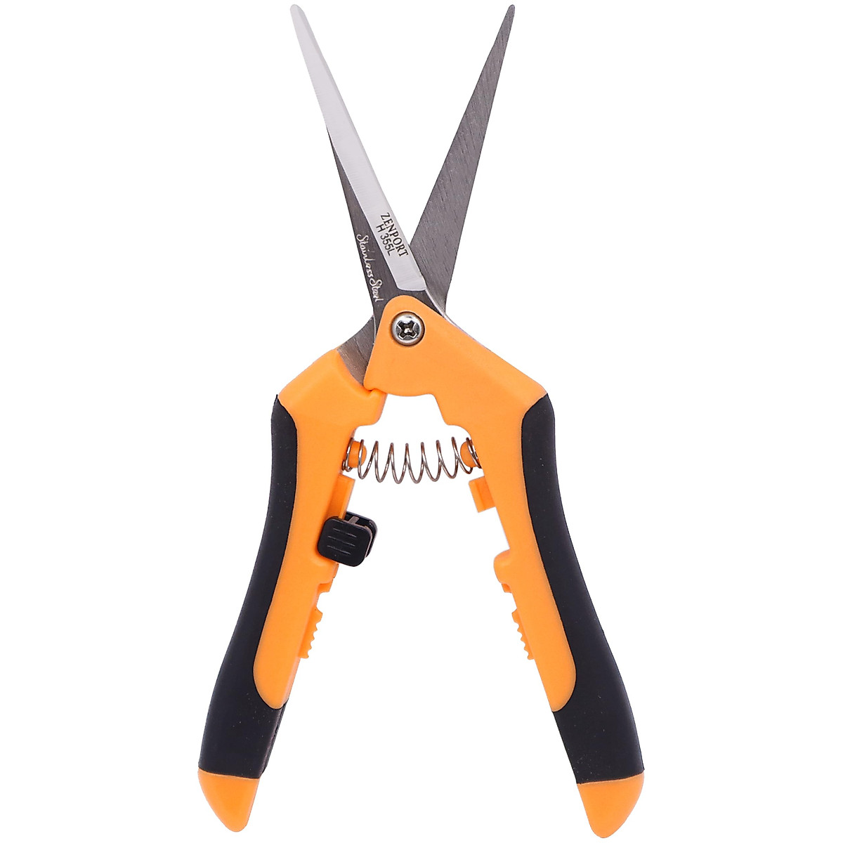 Zenport H355L Hydroponic Long Microblade Pruner, Stainless Steel Blade
