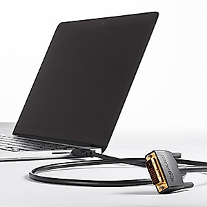 Amazon Basics HDMI-A to DVI (Male) Adapter Cable, Bi-Directional 1080P, Gold-Plated, 3 ft/0.9 m, Pack of 10, Black