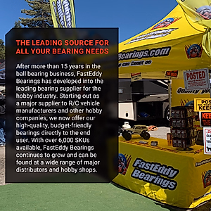 FastEddy Bearings Compatible with Tamiya TT-02 Type-SRX Chassis Kit Ceramic Sealed Bearing Kit