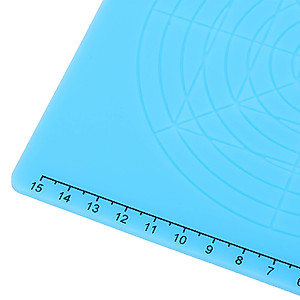 YILUFA 3D Printing Pen Silicone Pad Blue Copy Board Soft Mat Drawing Tool with Finger Caps,Material Silicone,170mm / 6.7in