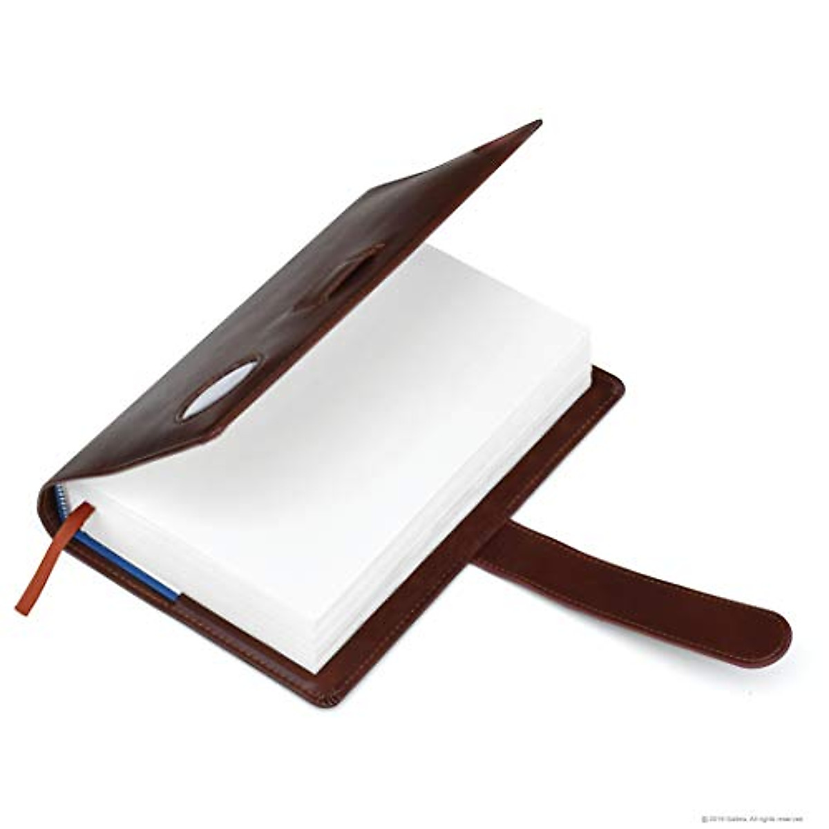 Single AA Big Book Cover | Medallion Holder | by Galileo | Perfect Gift | Alcoholics Anonymous (Plain/Coin Pocket/Brown)