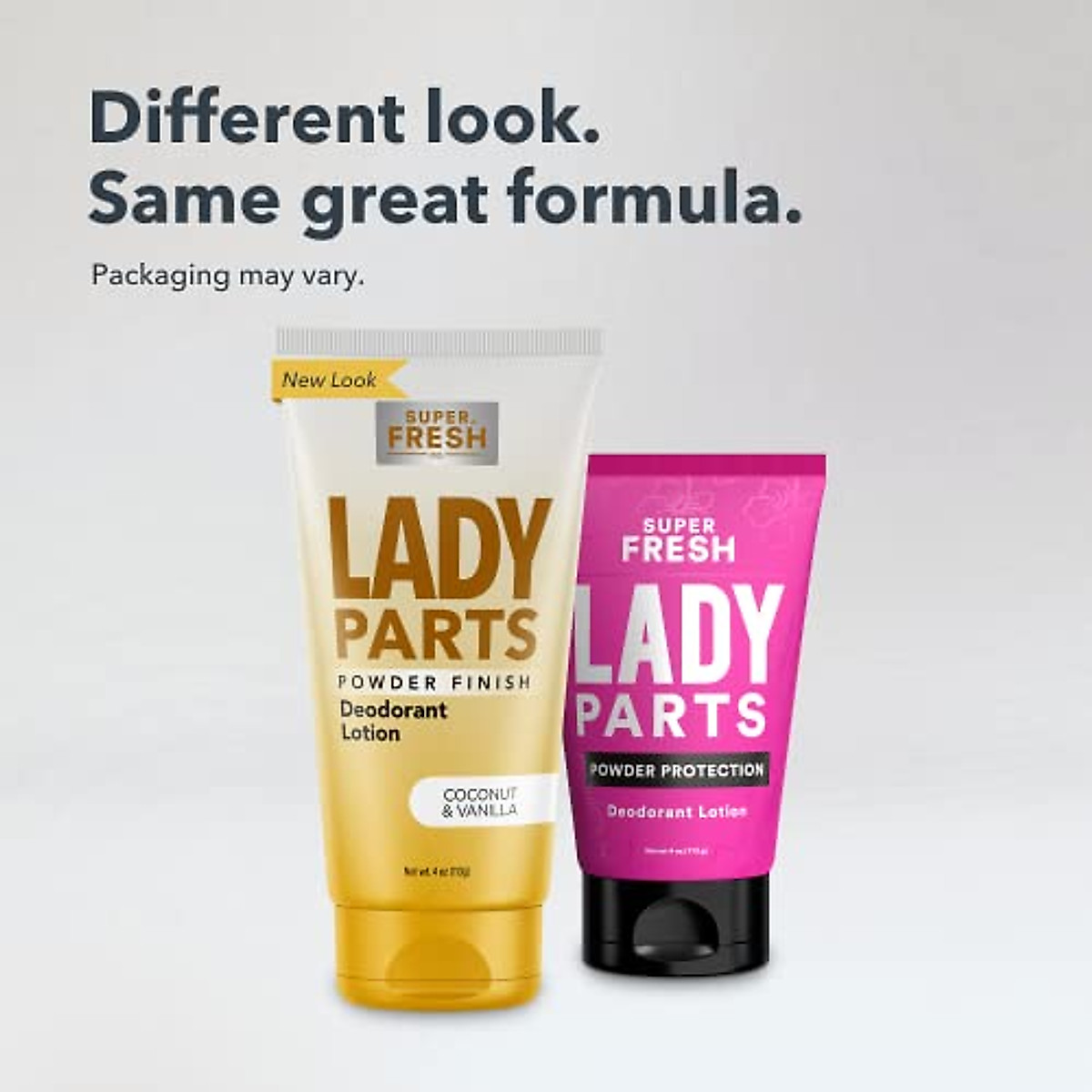 Lady Parts Feminine Hygiene Body Powder Deodorant Lotion For Breasts, Private Parts, Crotch & Inner Thigh to Stop Odor & Friction - Aluminum Free Deodorant For Women - No Talc or Parabens - POWDER PROTECTION - CocoVanilla Scent - 4oz