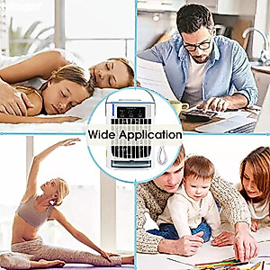 Portable Room Air Conditioners - 3 in 1 Personal Evaporative Air Cooler,3 Speeds Personal Small Air Conditioner,Portable AC Mini Air Conditioner Cooling Fan for Room Bedroom Office Desk Car Tent