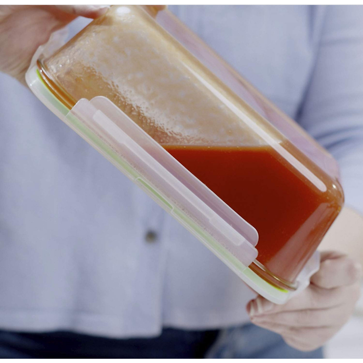 LARGE Glass Containers for Food Storage with Lids Container Baking Dish Set Glass Storage Containers with Locking Lid Set 3 120 OZ/70 OZ/35 OZ Large Glass Meal Storing Serving Food Leakproof Ovensafe