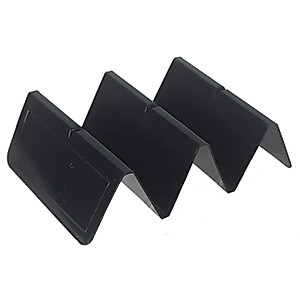 zappy 100 Pack Taco Holder Taco Stand holds Hard Tacos and Soft Taco Shells | Taco Truck Tray for the Best Mexican Tacos Schwarmas or Pita Wraps 100 Heavyweight Disposable Plastic Taco Holders