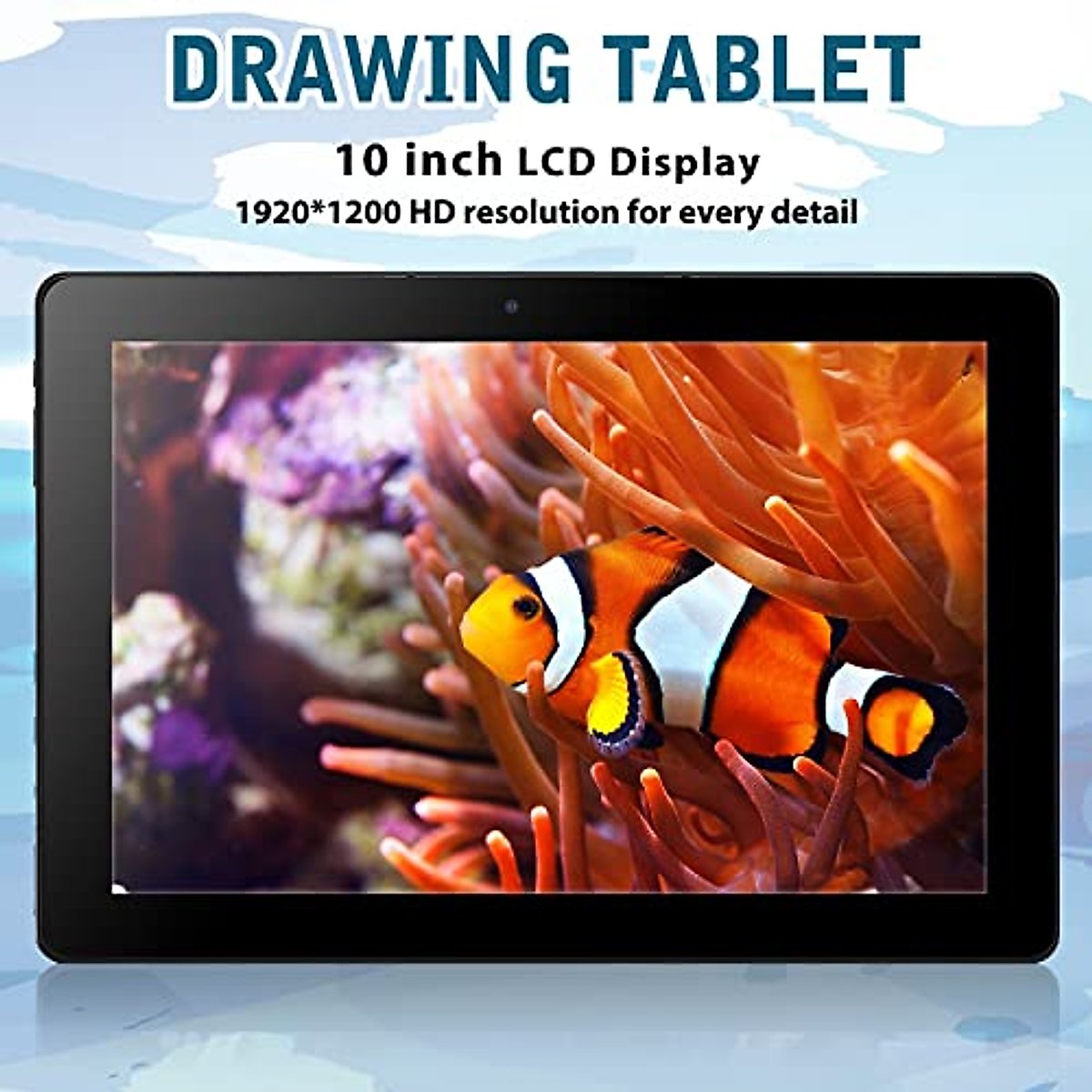 Frunsi Standalone Drawing Tablet,Android 12 Drawing-Tablet with Screen No Computer Needed 4GB/64GB Drawing Display with USB-C for Artist,Designer