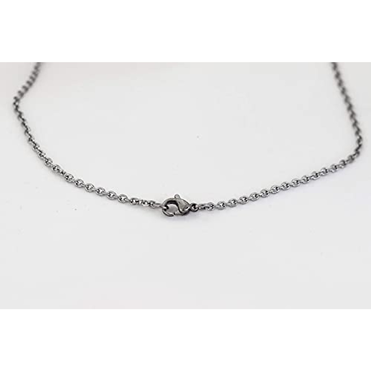 Silver paw necklace, dog paw outline pendant, silver tone stainless steel chain necklace, gift for her, animal cat jewelry, Layering necklace, pet lover, waterproof