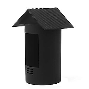 HOLACA Water-Proof Silicone Cover Protective Case for Ring Stick Up Cam Battery HD Security Camera(3rd Generation) - Anti-Scratch Protective Cover for Full Protection (Black)