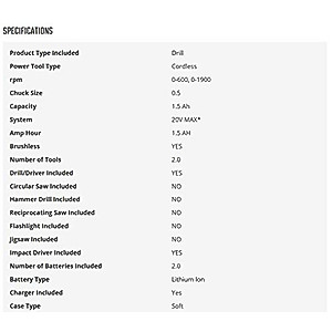 CRAFTSMAN V20 MAX Cordless Drill and Impact Driver, Power Tool Combo Kit with 2 Batteries and Charger (CMCK210C2)