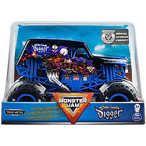 Monster Jam, Official Son-uva Digger Monster Truck, Die-Cast Vehicle, 1:24 Scale