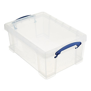 Really Useful 9 Litre Clear Plastic Storage Box