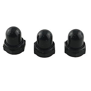 ZCZQC 8PCS Silicone Miniature Overcurrent 88 98 Series Dust Cap Circuit Breaker Waterproof Dirt Resistant Dust Cover Flat Cap ID M11 Black