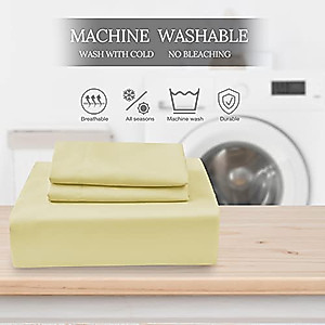 Bamboo Microfiber Duvet Cover Set - Soft Cooling Duvet Cover Queen Size 3 Pieces Hotel Bedding Comforter Cover with Zipper Closure & Corner Ties 90" x 90"