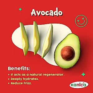 KANICA Shampoo Paraben Free with Aloe Vera and Avocado. Shampoo for Family