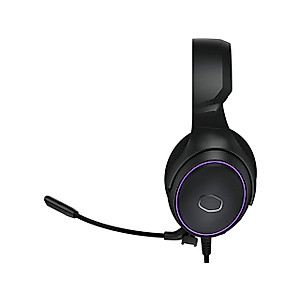 Cooler Master MH650 Gaming Headset with RGB Illumination, Virtual 7.1 Surround Sound, Durable Aluminum Frame, Detachable Omni-Directional Boom Mic, USB Connectivity (MH-650)