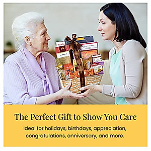 Broadway Basketeers Condolences Gourmet Gift Basket, Kosher Sympathy Food Gift Baskets for Delivery, Perfect Care Package Box or Assorted Snack Gifts for Bereavement, Loss, Funeral, or Shiva