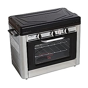 Camp Chef Outdoor Camp Oven, Dimensions with handles: 15 in. L x 25 in. W x 18 in. H