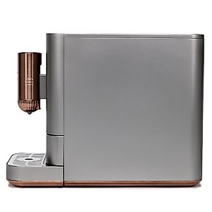Café Affetto Automatic Espresso Machine | Brew in 90 Seconds | 20 Bar Pump Pressure for Balanced Extraction | Five Adjustable Grind Size Levels | WiFi Connected for Drink Customization | Steel Silver