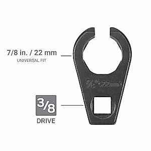 TEKTON 3/8 Inch Drive x 7/8 Inch Offset 6-Point Oxygen Sensor Socket | 47749, Original Version