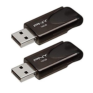 PNY 16GB Attaché 4 USB 2.0 Flash Drive 2-Pack