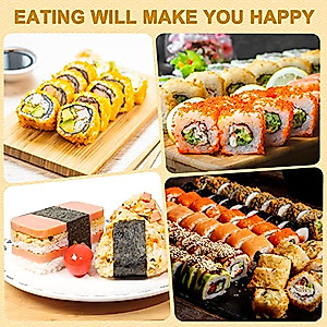 UERIAJIL Onigiri Mold, Musubi Maker Kit, Non-Stick Easy To Use and Clean, With Sushi Mat and Rice Scoop, for Kids Lunch Bento and Home DIY Sushi kit