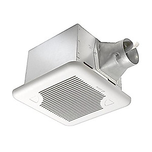 Delta BreezSignature SIG80D 80 CFM Exhaust Bath Fan with Dual Speed Control,White