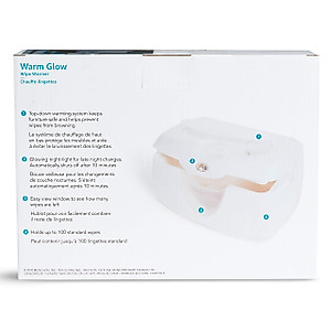 Munchkin Warm Glow Wipe Warmer, White