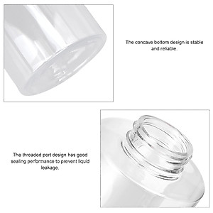 Sonew 300ml Pump Dispenser, Multifunctional Empty Press Bottle Push Down Pump Dispenser for Nail Remover Lotion Make up Water Nail Polish Makeup Remover Liquid