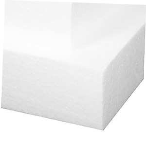 COLLBATH 3pcs Foam Cake Model Cake Foam Display Cake Foam Cake Foam Cake Dummies Faux Wedding Cakes Wedding Cake Stands Party Accessories Big Cake to Rotate White Round