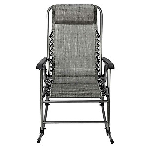 UYSB Lounge Folding Rocking Chair Porch Rocker Balcony Garden Patio Seat Chair Rocking Chair Rocker Chair Rocker Camp Chair Rocker Recliner Rocking Camp Chair Rocking Chairs