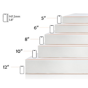 10 Inch King Mattress Gel Memory Foam Mattress, Medium Firm King Size Mattress in a Box for Cool Sleep, King Double Mattress with Breathable Cover, CertiPUR-US Certified, No Spring Need (10 in, King)