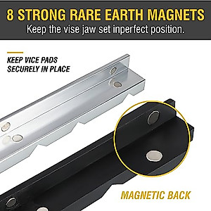 Olympia Tools 38-695 2 Pack Magnetic Vise Jaw